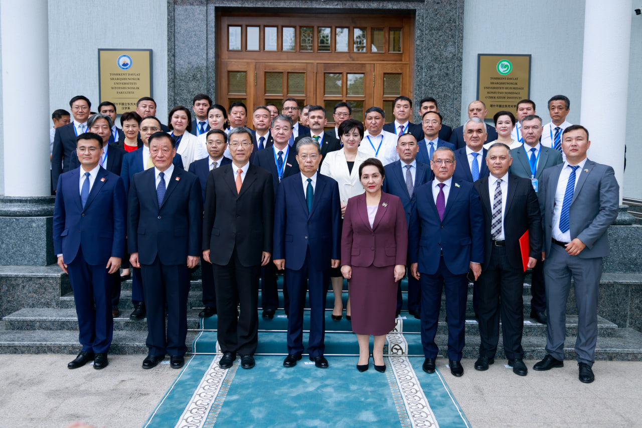 Xitoy parlamenti vakillari poytaxtimizdagi Konfutsiy nomli O‘zbekiston ...